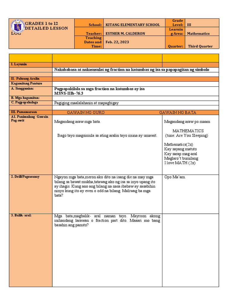 DLP MATH III - wk2 - QRTR 3 2023 | PDF