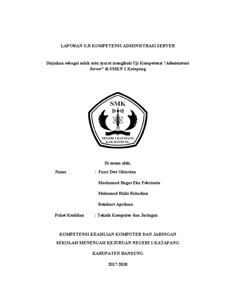 Laporan Uji Kompetensi Admin Server | PDF