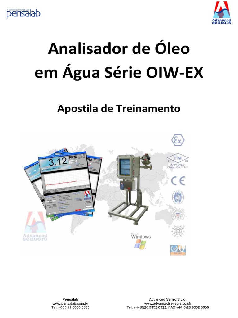 Apostila: Analisador OIW-EX | PDF | Medição | Programas