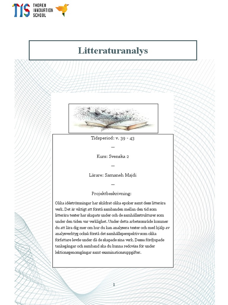 Ämnesområde 2 - Litt | PDF