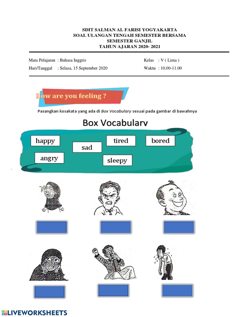 Worksheet Ekskul 1 | PDF
