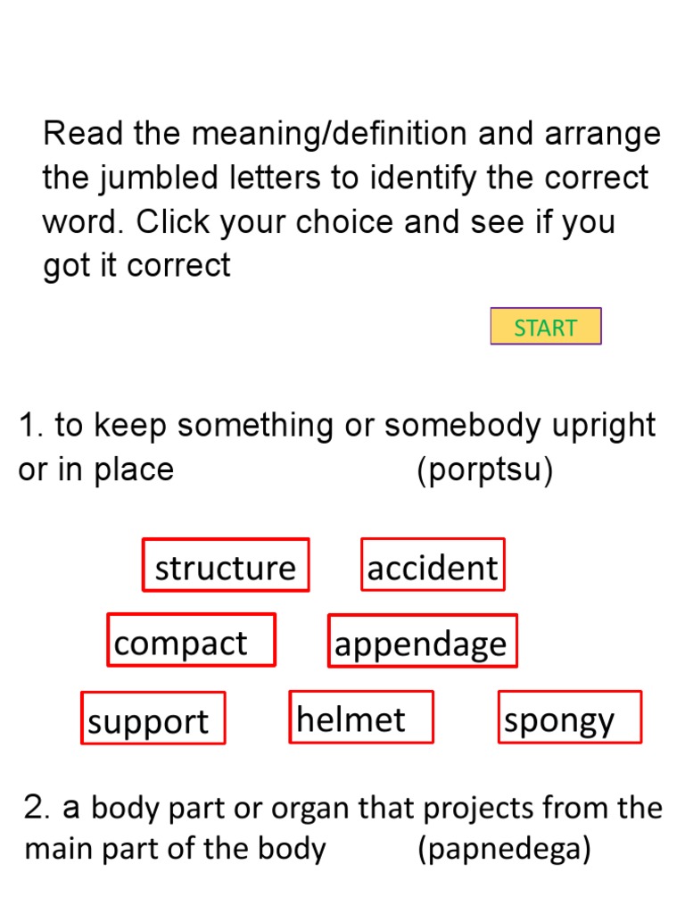 Interactive-Unlocking of Words Difficulty | PDF