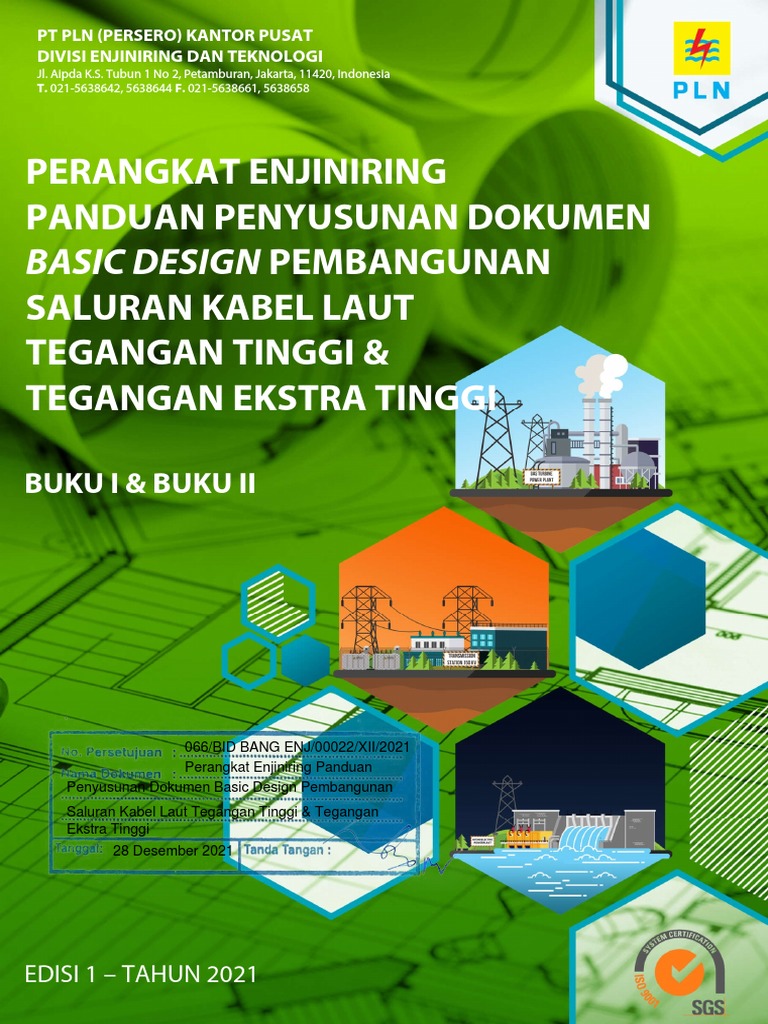 Basic Design Pembangunan Saluran Kabel Laut Lengkap Kepdir PDF | PDF