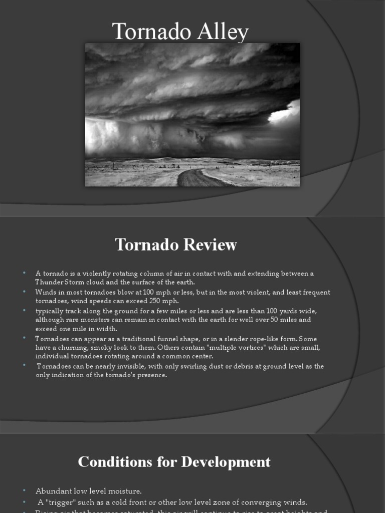 Tornado Alley Presentation Final | PDF | Tornadoes | Thunderstorm