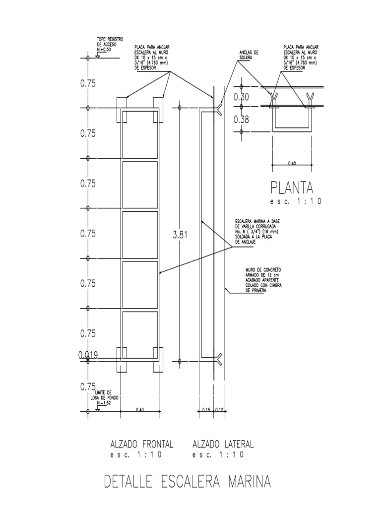 Escalera Marina PDF | PDF