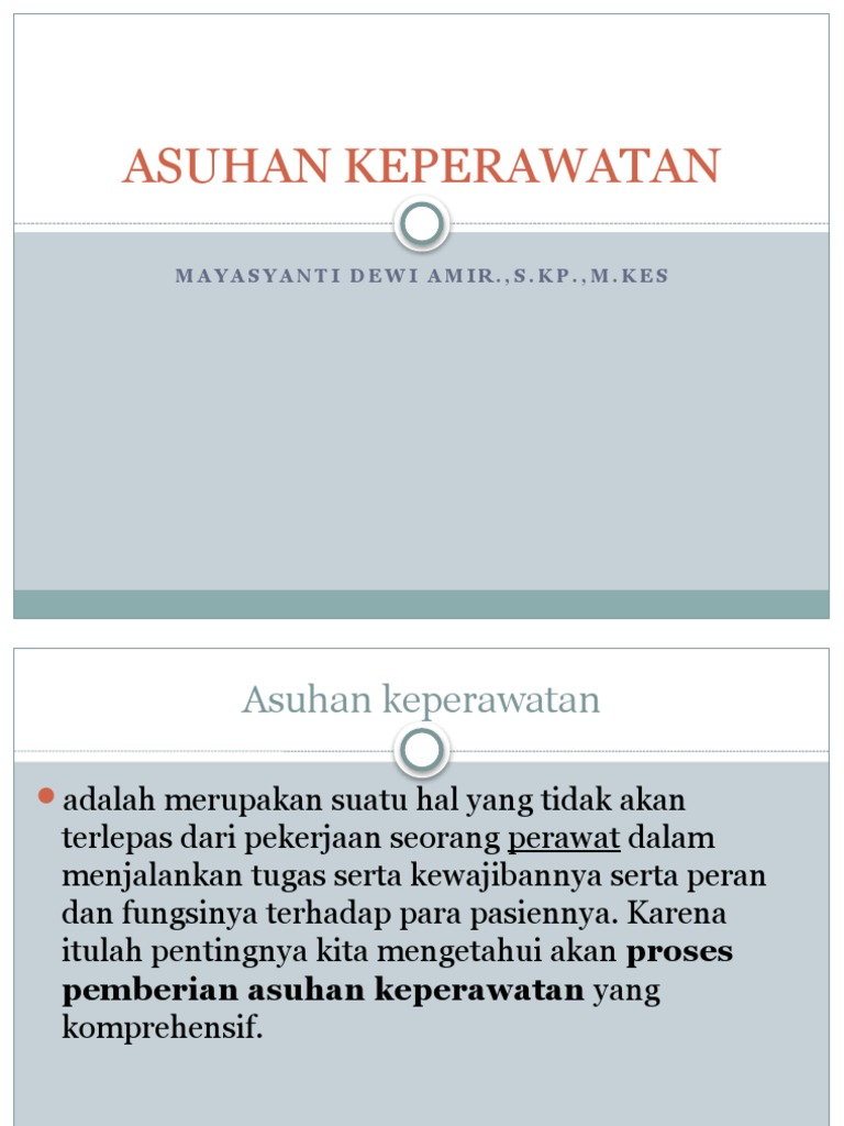 Konsep Asuhan Keperawatan | PDF | Pengembangan Diri | Karier & Perkembangan