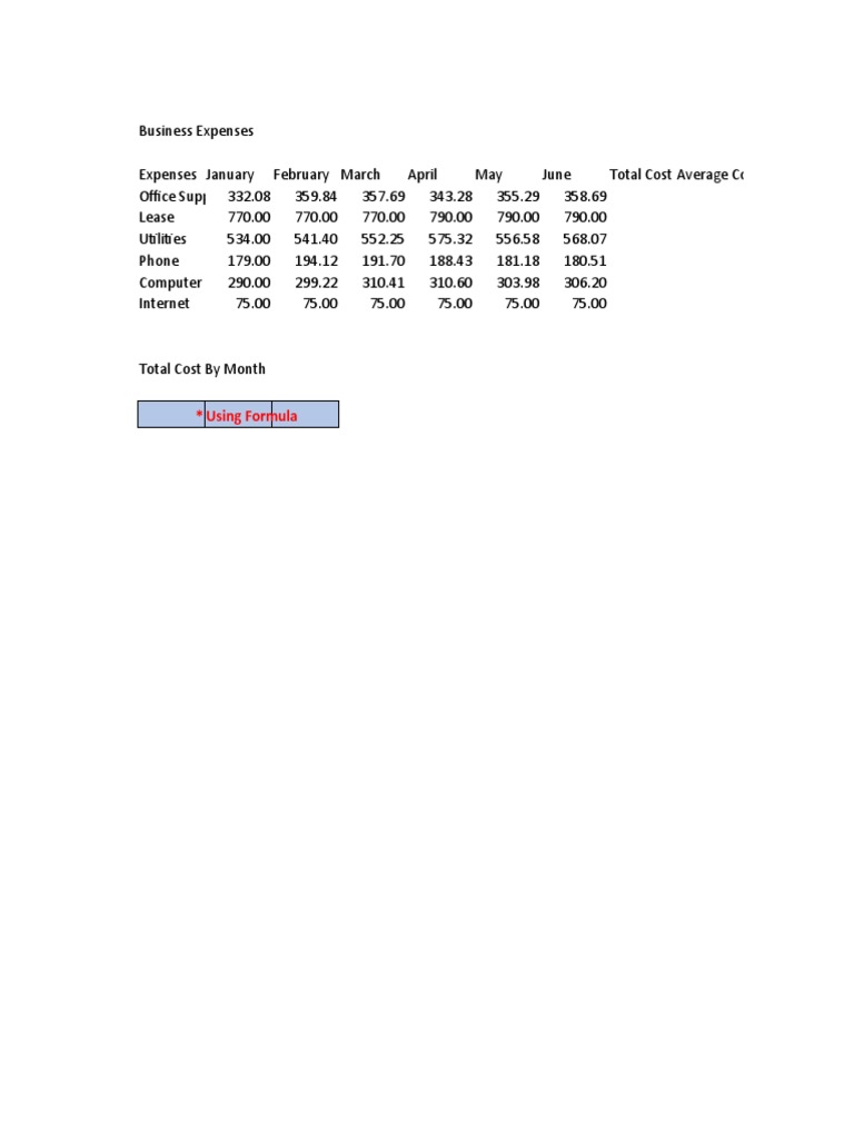 Excel Assessment Test Pdf