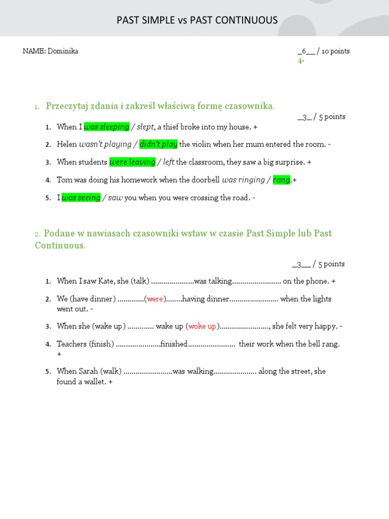 Understanding the Difference: A Guide to Using the Past Simple and Past ...
