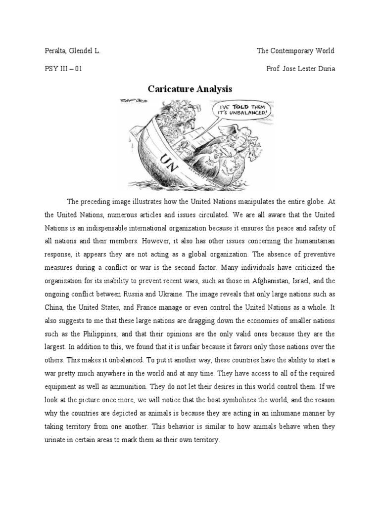 Caricature Analysis | PDF
