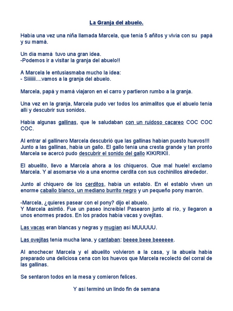 La Granja Del Abuelo | PDF | Poesía