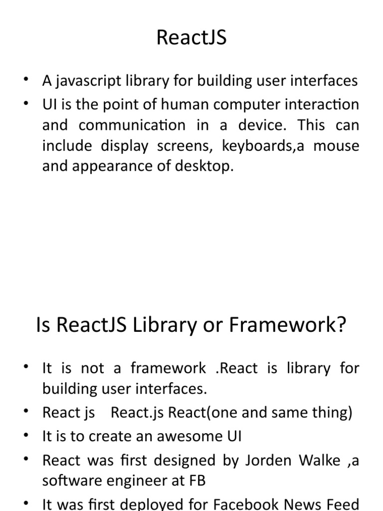 Lecture 4 React Pdf Product Development System Software