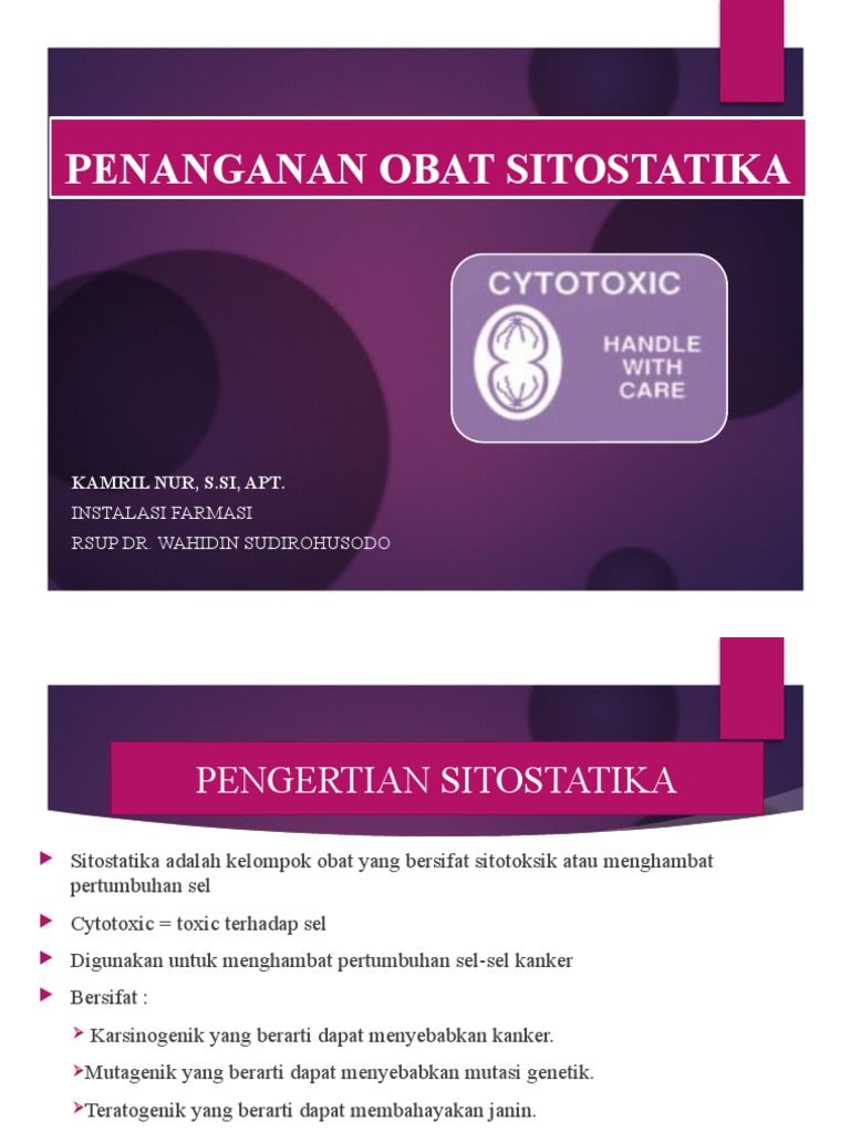 Penanganan Sitostatika - ADP | PDF
