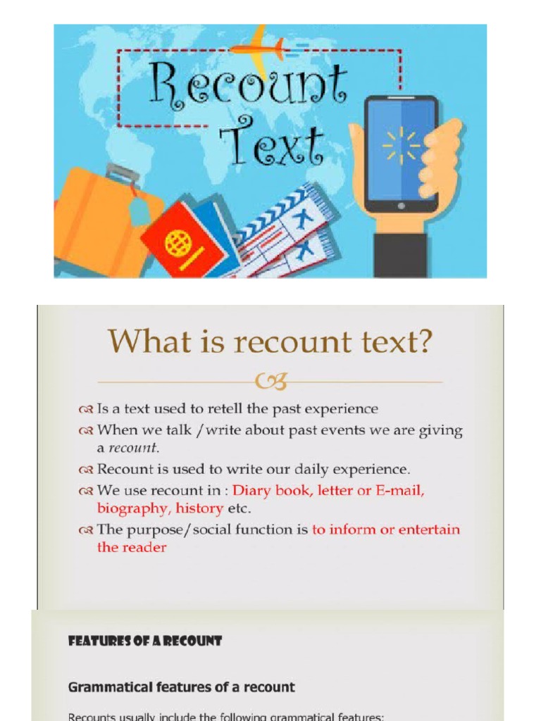 Recount Text | PDF