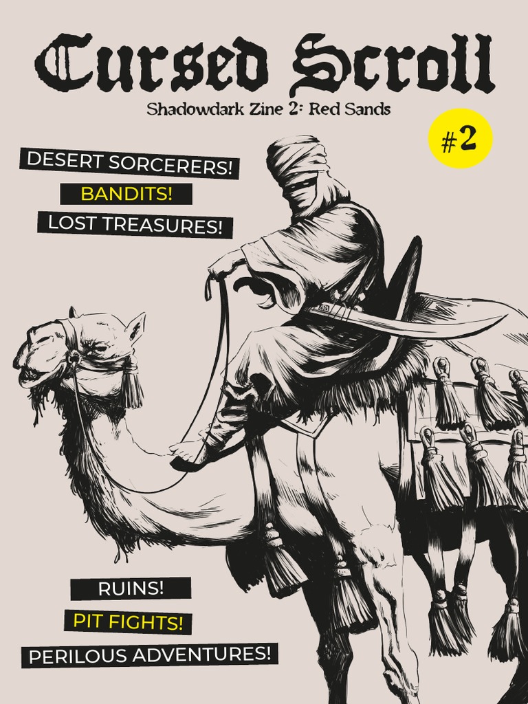 SHADOWDARK IO9 EXCLUSIVE - Cursed Scroll 2 - Red Sands | PDF | Desert