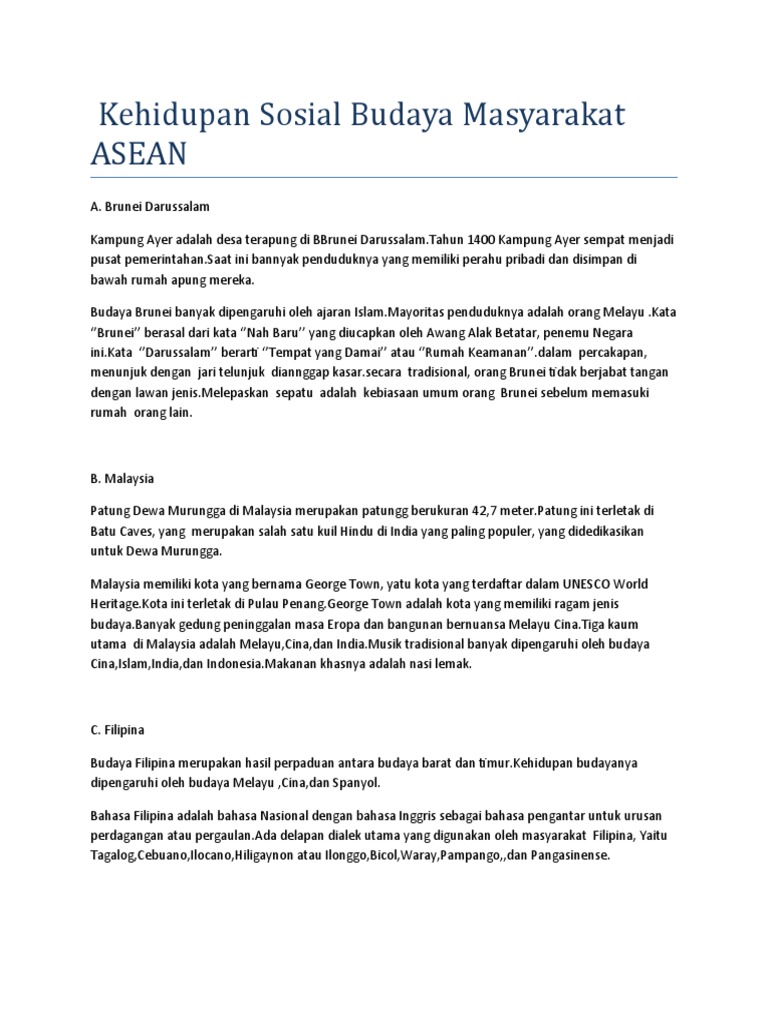 Kehidupan Sosial Budaya Masyarakat | PDF | Perjalanan | Agama & Spiritualitas