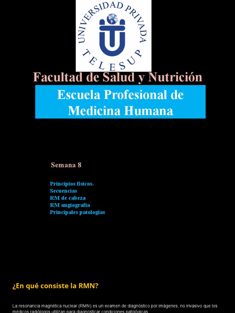 Principios de Resonancia Magnética RMN | PDF | Imagen de resonancia ...