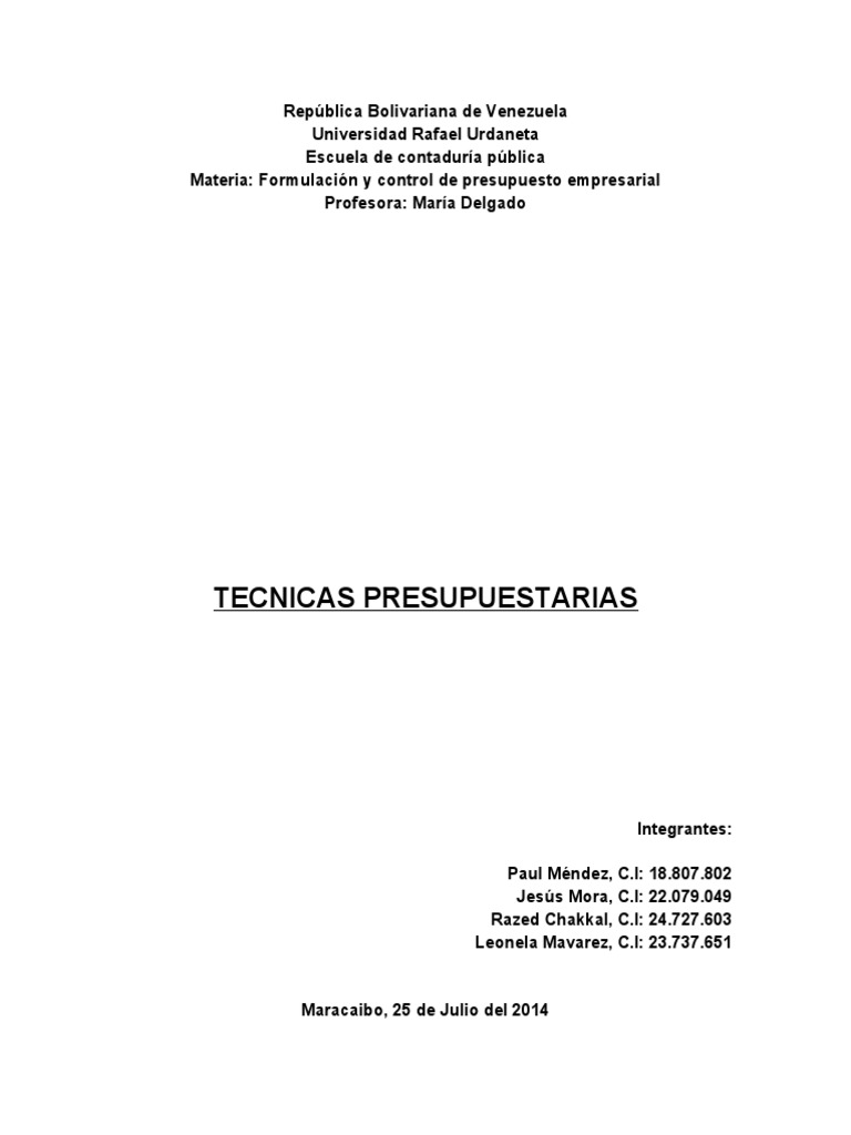 PPTO | PDF | Presupuesto | Planificación
