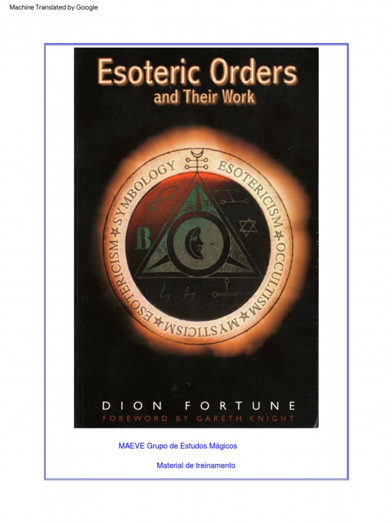 Ordens Esotéricas | PDF | Teosofia | Science