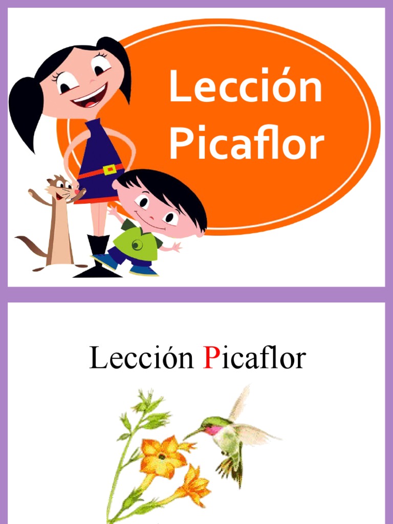 Lección Picaflor | PDF