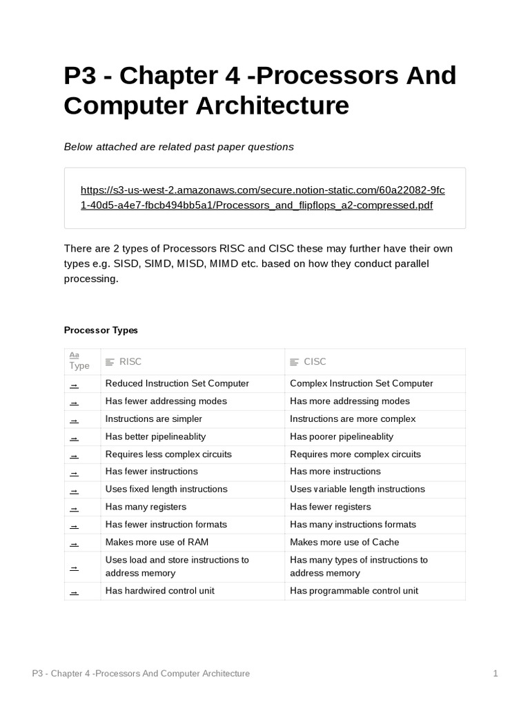 p3 - Chapter 4 - Processors and Computer architecture-6 ...