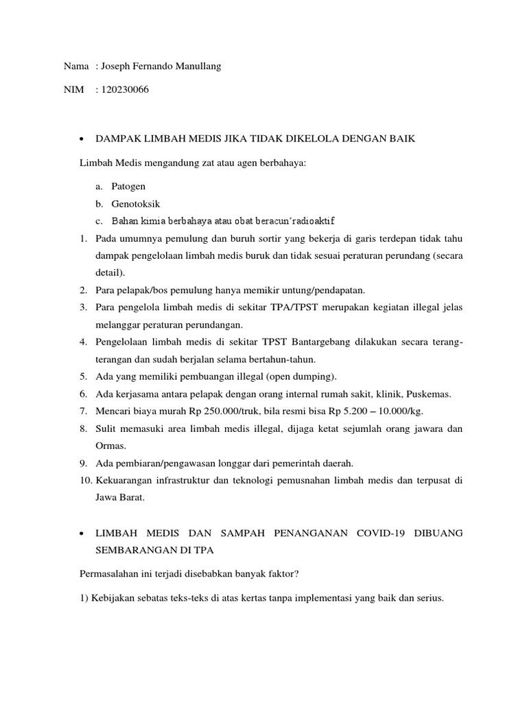 STUDIUM GENERALE 2 - 120230066 - Joseph Fernando Manullang | PDF