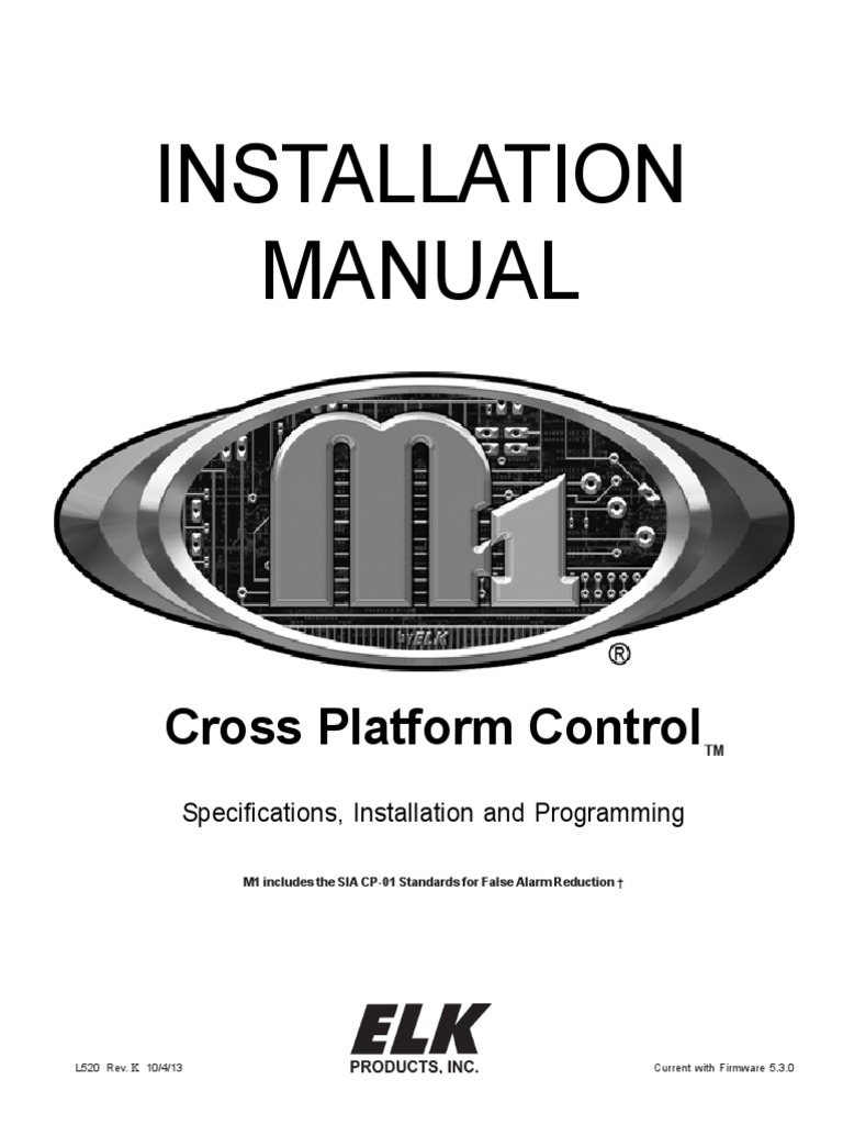 Elk-M1g Installation Manual | Download Free PDF | Security Alarm | Computer Engineering