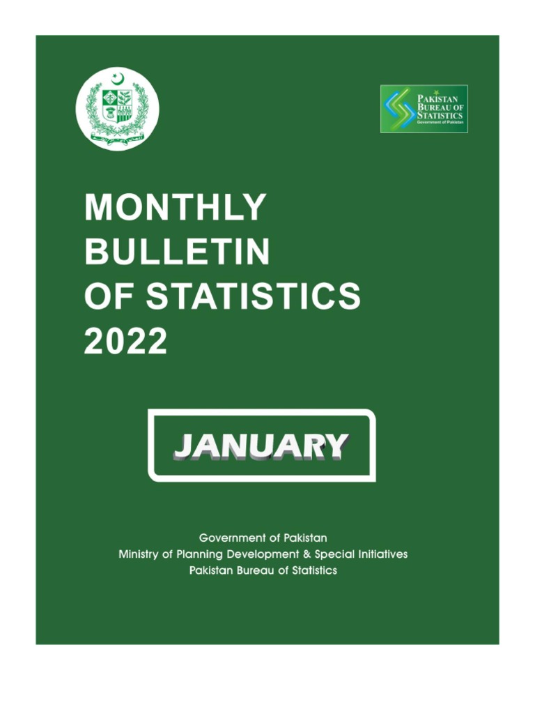 Monthly Statistical Bulletin of Pakistan | PDF | Consumer Price Index ...