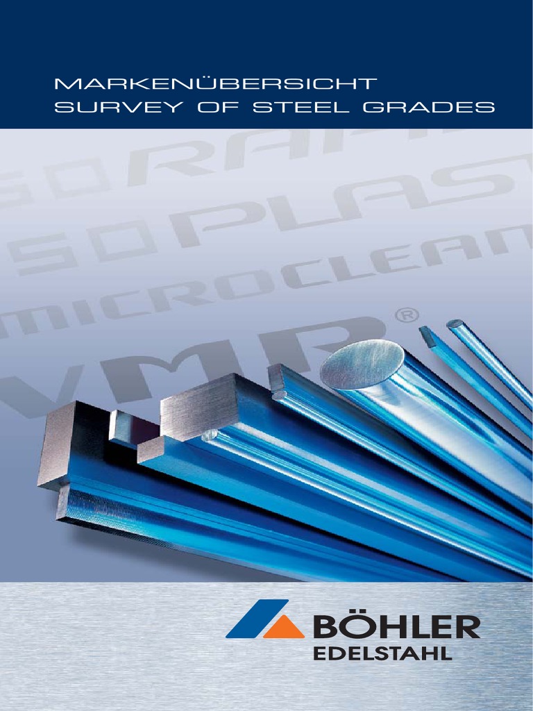 Böhler Steel Grades Overview | PDF | Stainless Steel | Chemical Elements
