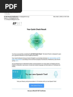 EFSET Free Speaking Test Overview | PDF | Career & Growth