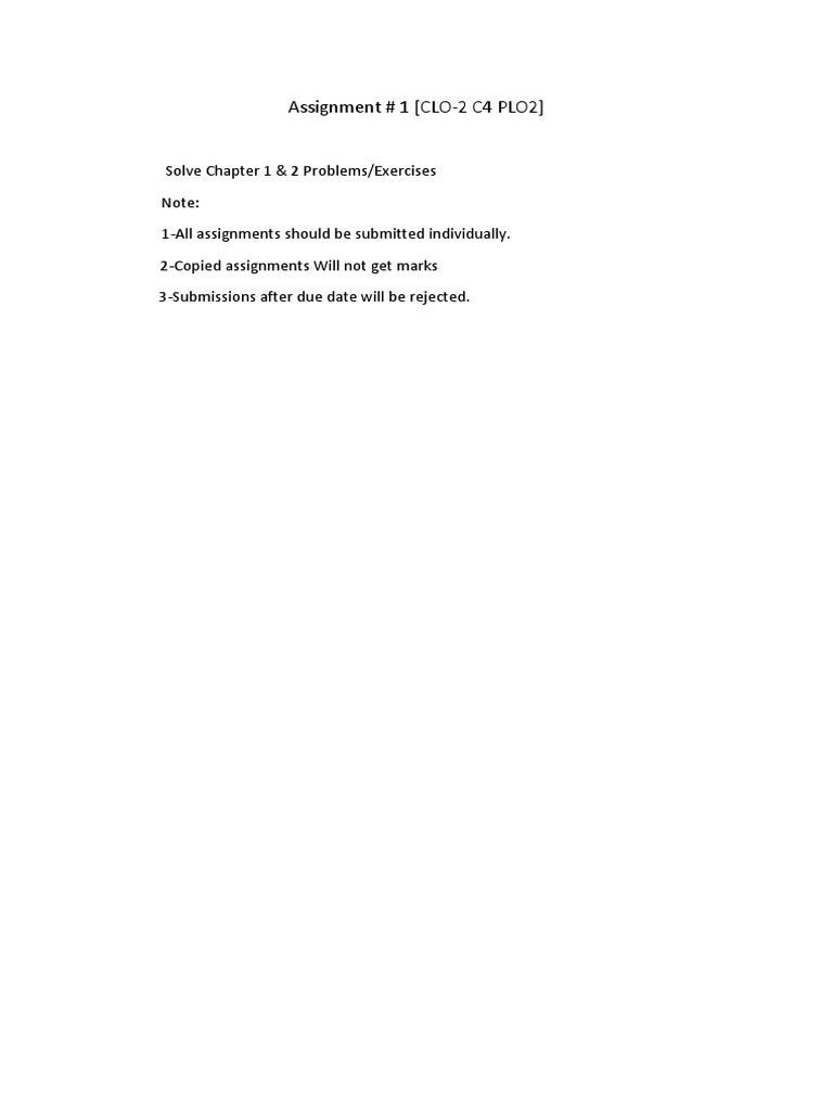 Assignment 1 Pdf Pdf