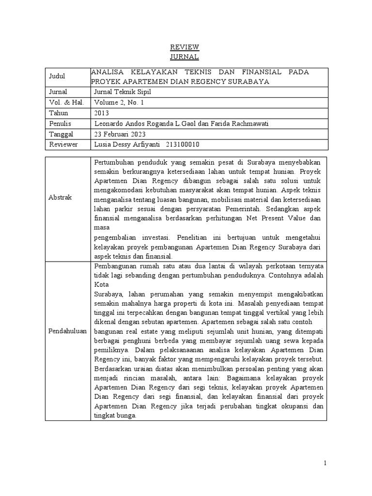 Review Jurnal PI | PDF