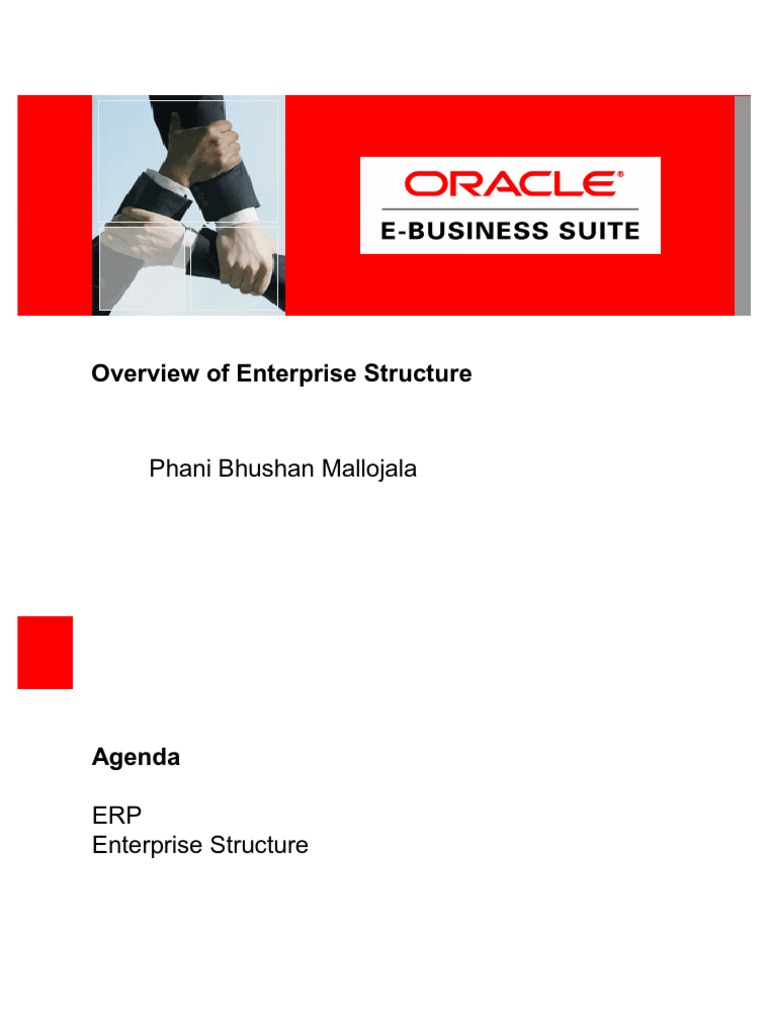 Oracle Enterprise Structure Overview | PDF | Career & Growth