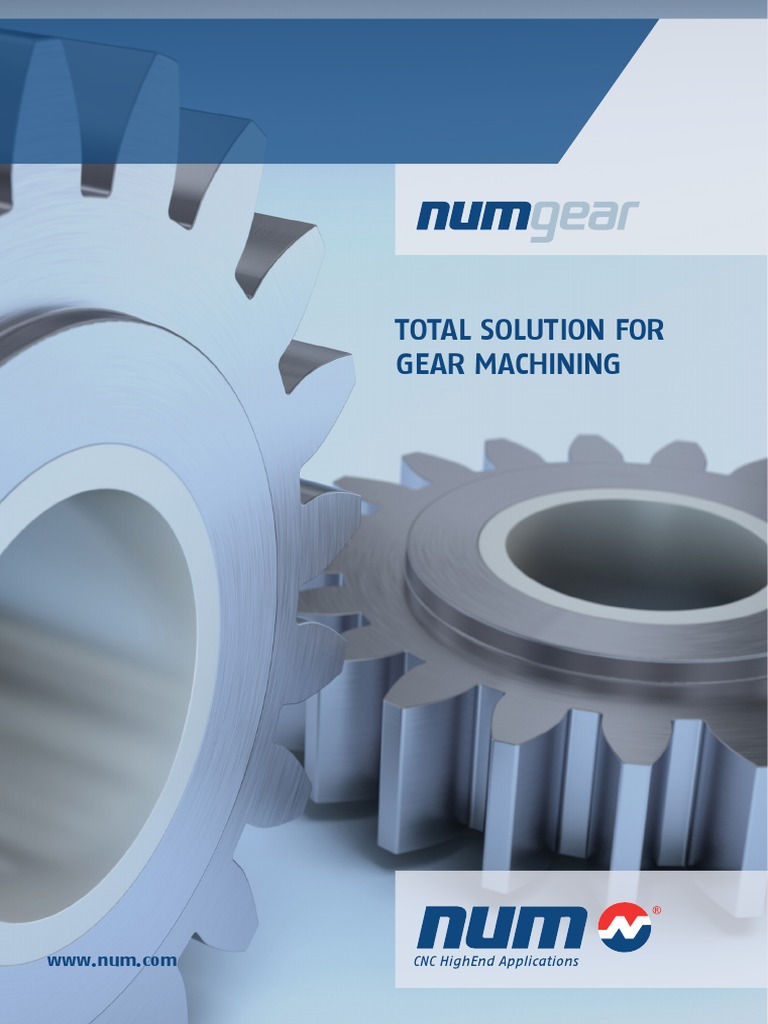Total Solution For Gear Machining | PDF | Electric Motor | Gear