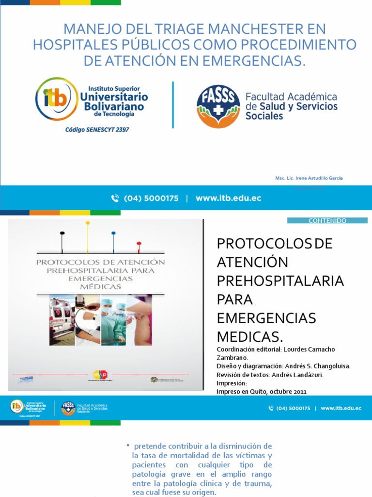 Triage Actualizado Presntacion Fass | PDF | Lesión | Ambulancia