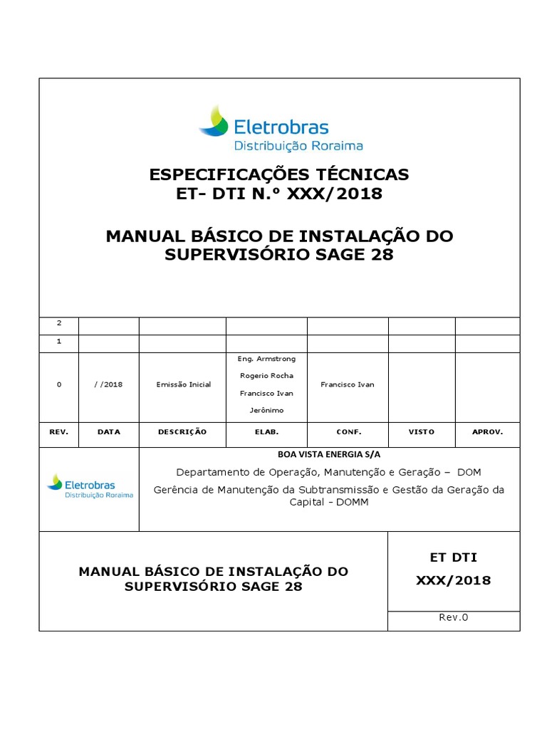 SAGE Manual Básico de Instalação (v3.1) | PDF | Endereço de IP | Rede ...