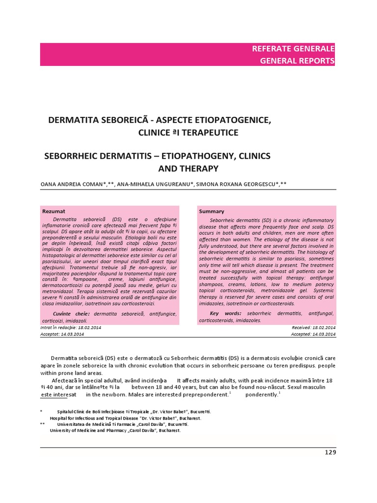 Dermatita Seboreica | PDF