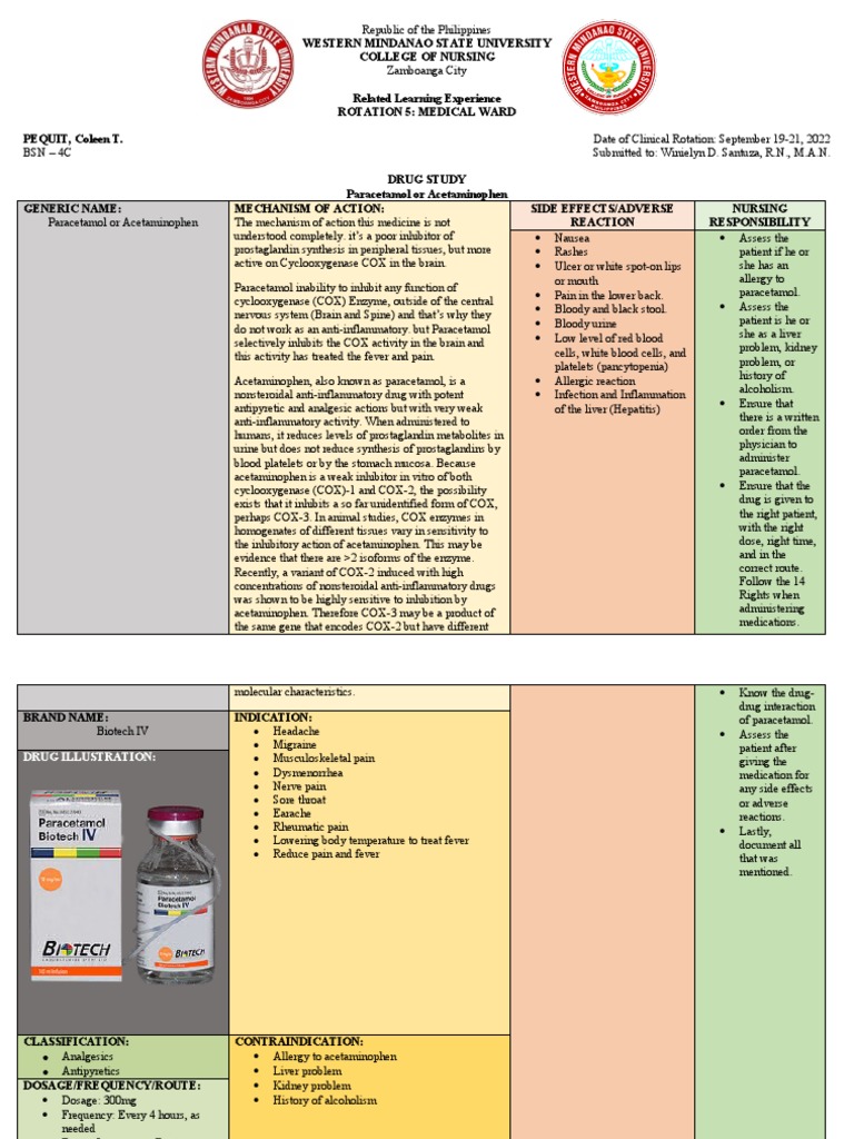 Rotation 5 - Drug Study | PDF | Nonsteroidal Anti Inflammatory Drug ...