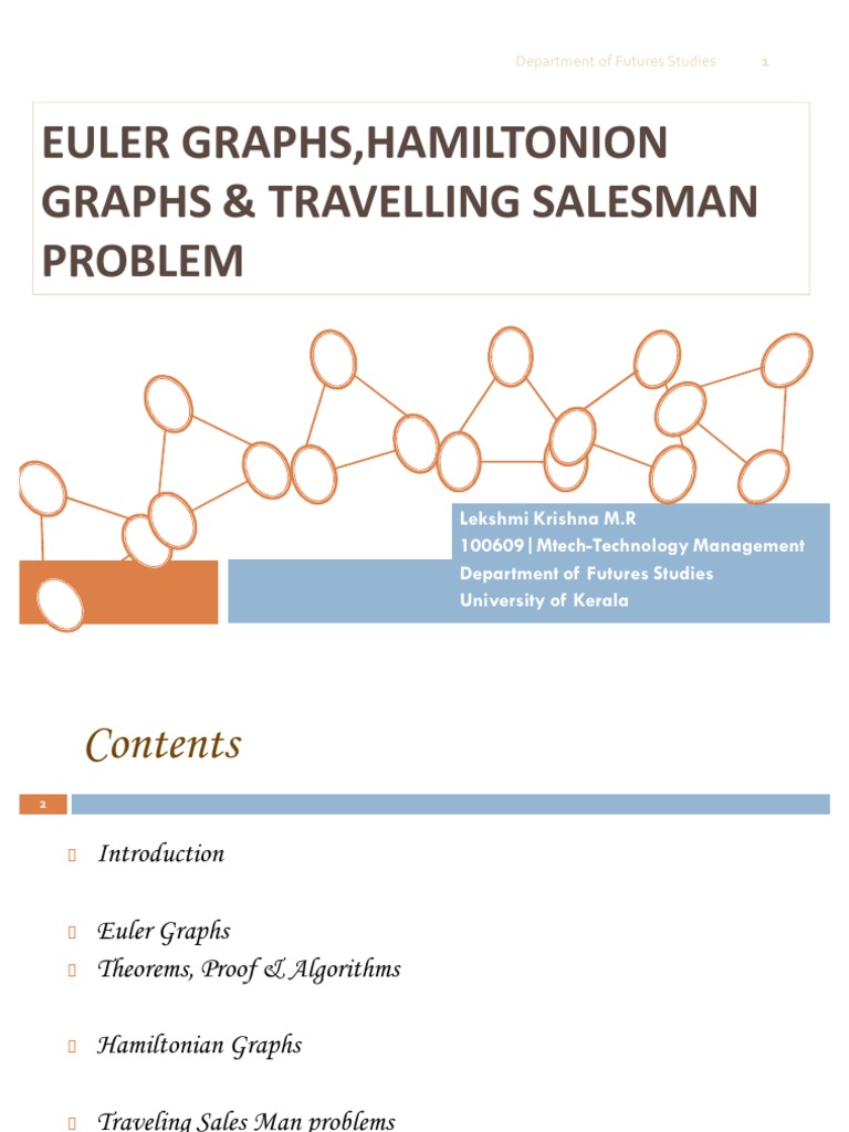 Eulerian Graphs | PDF | Discrete Mathematics | Graph Theory