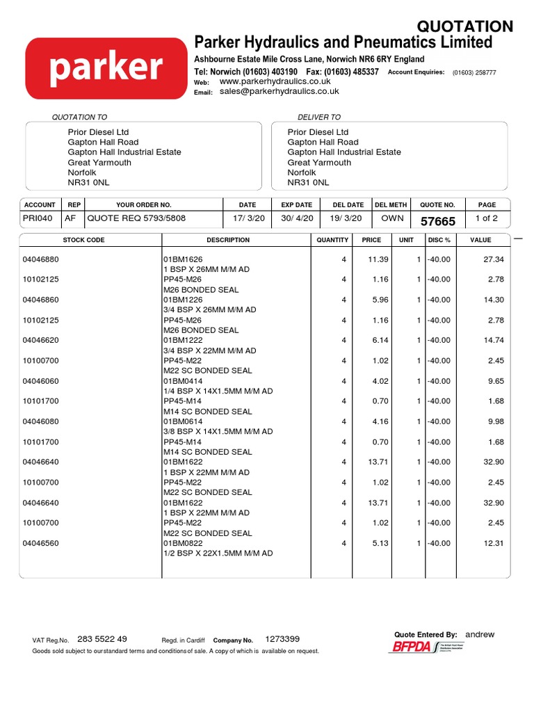 90k Pump Fittins | Download Free PDF | Corporations | Investing