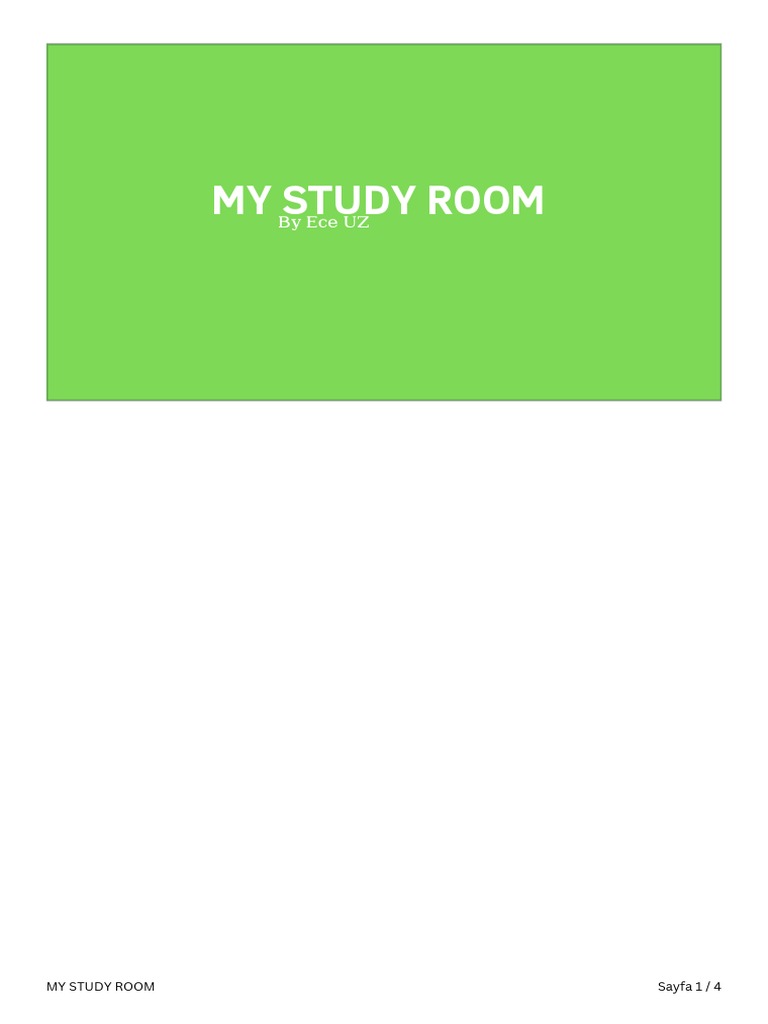 My Study Room PDF | PDF