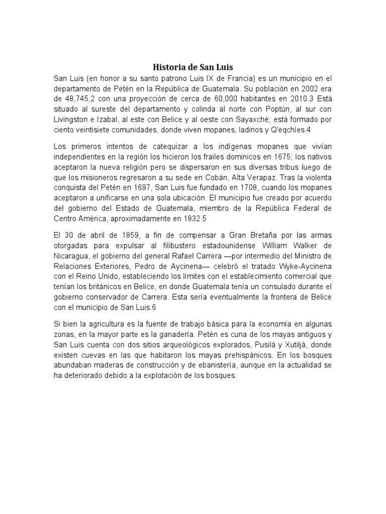Historia de San Luis | PDF