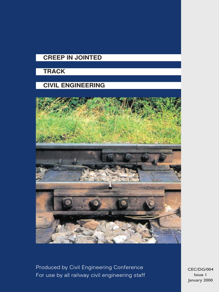 Creep in Jointed Track Civil Engineering | PDF | Materials | Building ...
