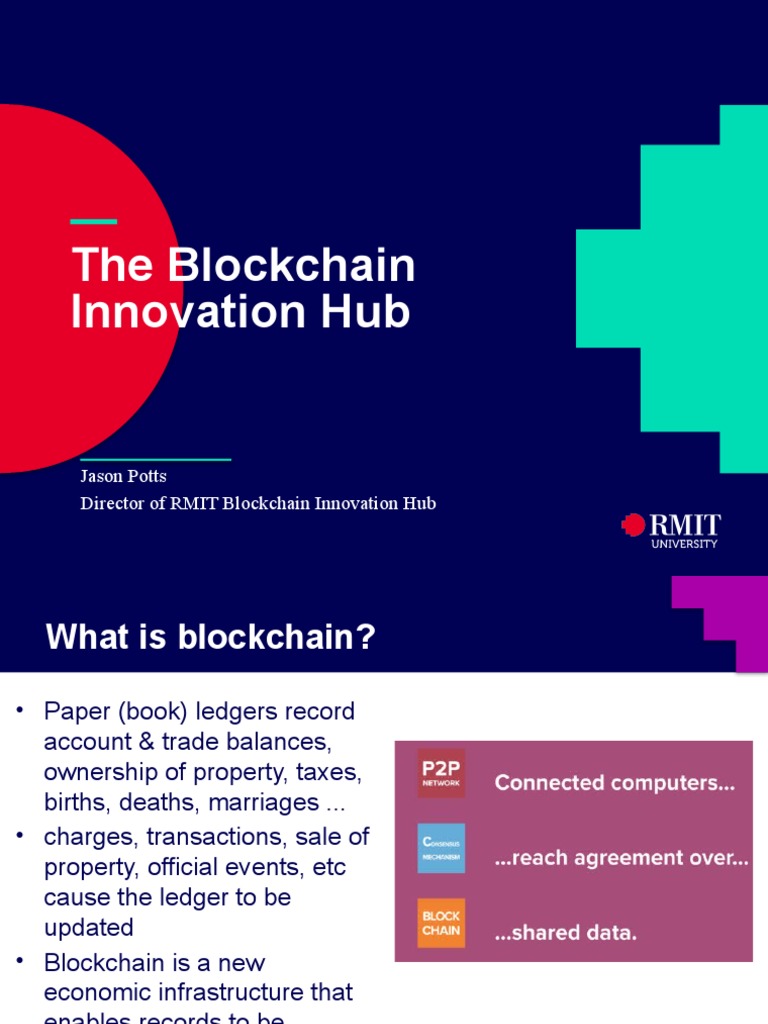 Blockchain Innovation Hub | PDF | Cryptocurrency | Distributed Computing