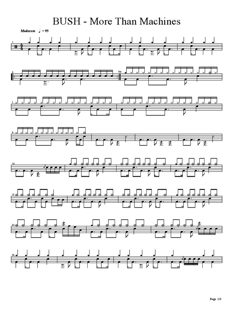 BUSH: More Than Machines Overview | PDF