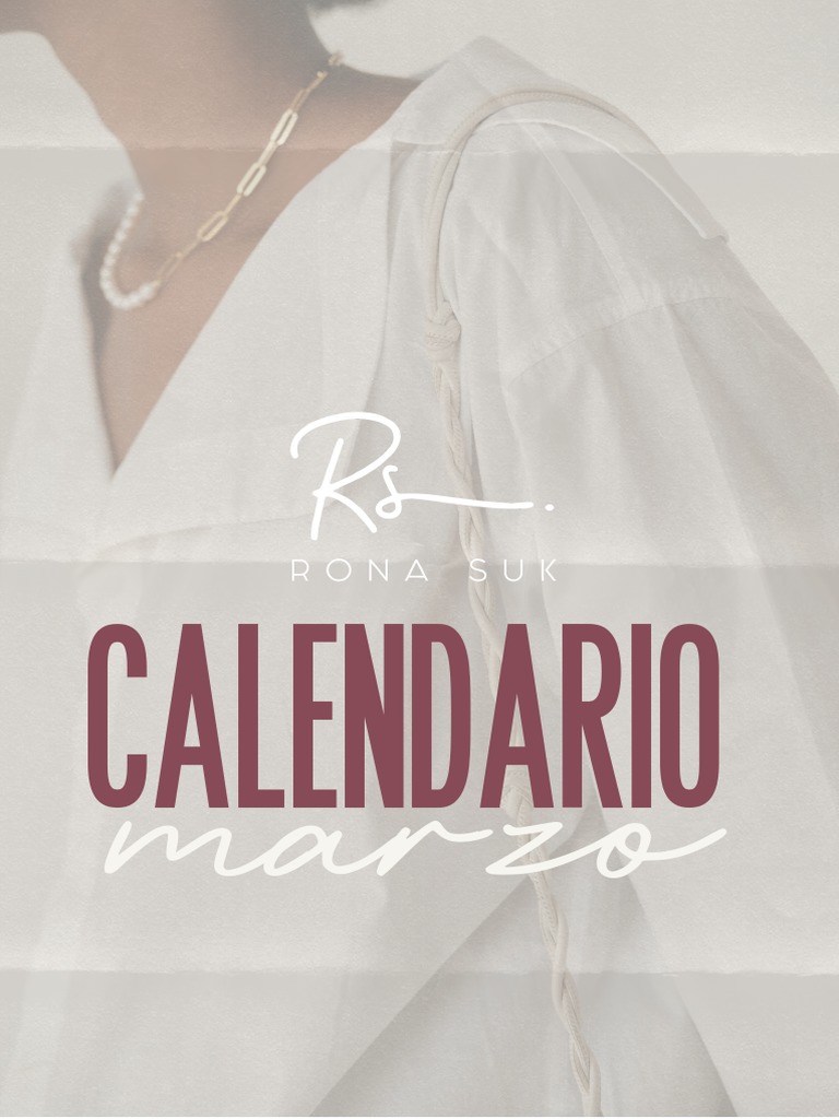Calendario Marzo PDF | PDF