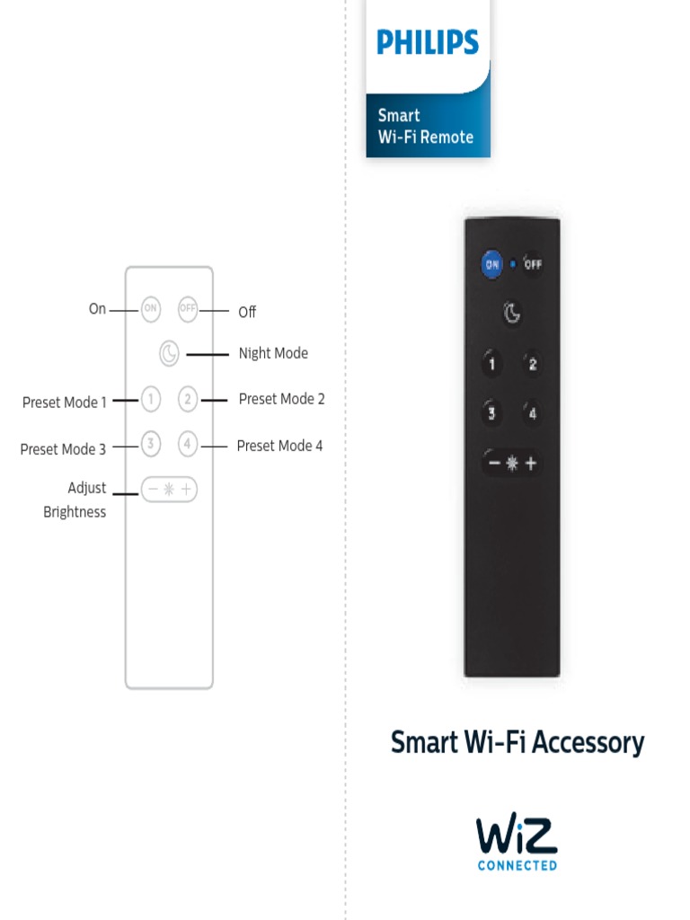 Wiz Remote Leaflet 120x120 | PDF | Remote Control | Consumer Electronics