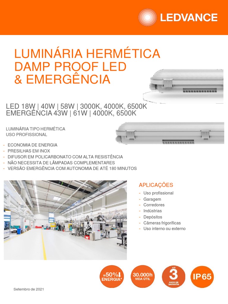 Datasheet - DAMP PROOF LED (2022) | PDF | Diodo emissor de luz ...