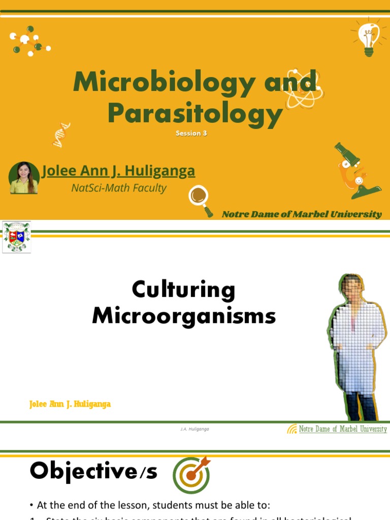 Culturing Microorganisms | PDF | Growth Medium | Microorganism
