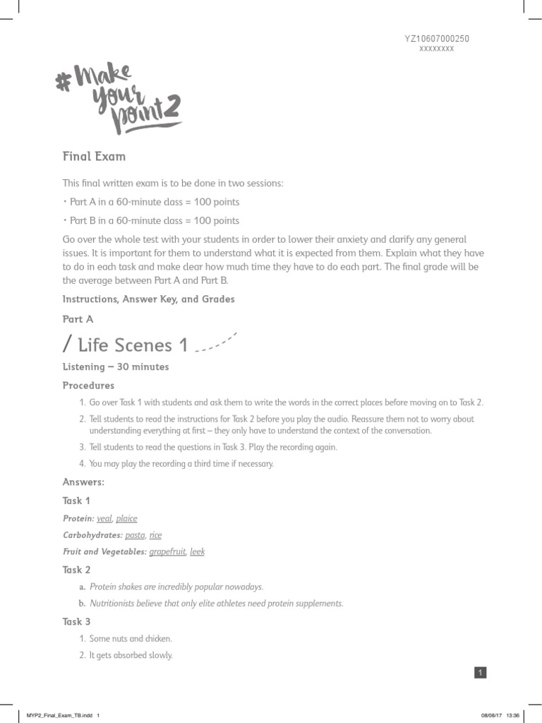 Exam Guide for Teachers | PDF | Cognitive Science | Linguistics