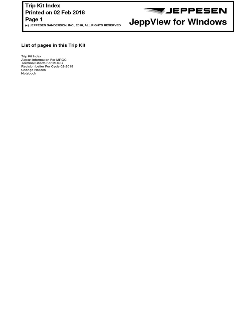 MROC Airport Info & Charts | PDF | Runway | Air Traffic Control